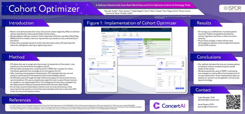ConcertAI 2022 ISPOR Poster | ConcertAI