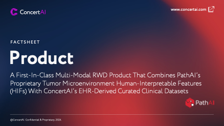 ConcertAI & PathAI Partnership Factsheet | ConcertAI